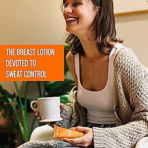 Carpe No-Sweat Breast (Pack of 2) - Helps Keep Your Breasts and Skin Folds Dry - Sweat Absorbing Lotion - Helps Control Under Breast Sweat - Great For Chafing and Stain Prevention
