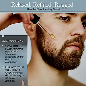 Rugged Legacy - Beard Oil, Sledgehammer 1oz Beard Oil For Men - Mens Beard Oil with Scents of Bergamot, Vanilla, and Patchouli like Ancient Vikings - Natural Beard Oil for Softer & Manageable Beard