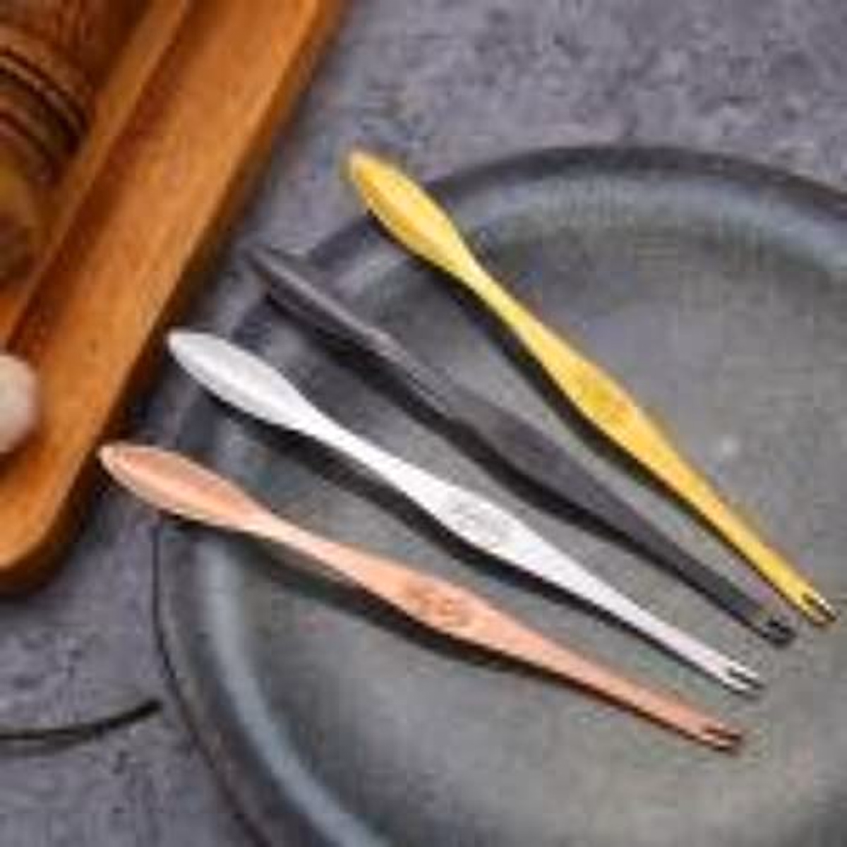 Stainless Steel Lobster Crab Forks Picks Spoons, Quick Shellfish Lobster Cracker Seafood Tools Clip Needle Fork, Lobster Fruit Fork(rose gold)