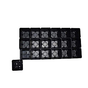 Set of 3 Trays Plus 54 POTS - 3.5" Square pots by Landmark Plastics