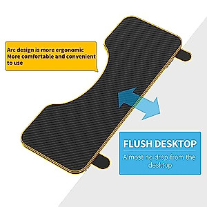 alfd suoke 29.5in x 9.4in Ergonomics Desk Extender, Arm Rest for Desk, Keyboard Extender for Computer Elbow Arm Support, Table Mount for Sit Stand Desks, Black