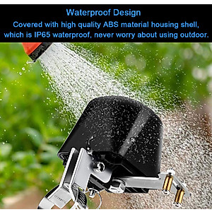 Smart Wifi Water Valve Shutoff Timer, Smart Sprinkler Controller, Wifi Gas Shut Off Valve Controller, for Valves up to 1.5", Compatible with Alexa Google, APP Remote Control, No Hub Required