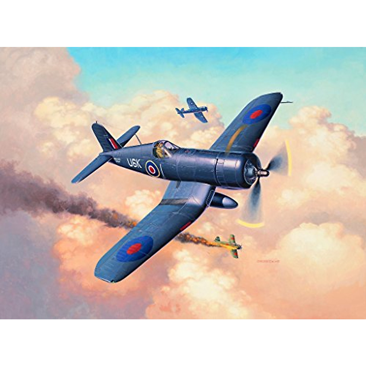 Revell 03917, Vought F4U-1B Corsair Royal Navy, 1: 72 Scale Plastic Model