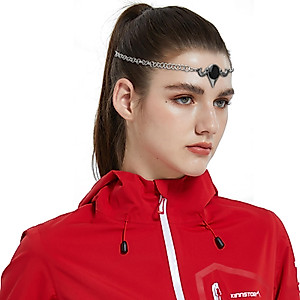 Half Elf Priest Cosplay Head Chain Pendant Hair Jewelry Women Wedding Headpiece Halloween Witch Costumes Props