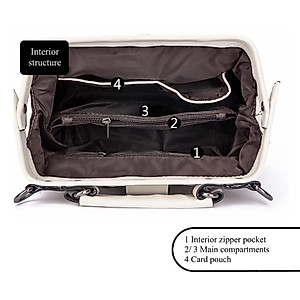 Jopchunm Top Handle Satchel Quilted Crossbody Bags Designer Purses and Handbags for women