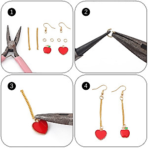 DADIFEN 18K Gold Jump Rings for Jewelry Making 3/4/5/6/7/8mm Jump Rings 22 Gauge Open Ring O Rings for DIY Necklaces Bracelet Earrings Chainmail Keychain Jewelry Making