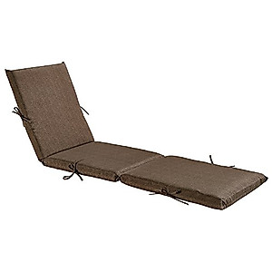 BOSSIMA Indoor Outdoor Lounge Chair Cushions Chaise Bench Seasonal Replacement Cushions Patio Furniture Cushions Coffee