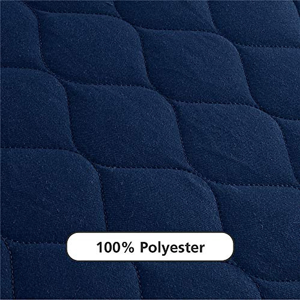DHP Dana 6 Inch Quilted Twin Mattress with Removable Cover and Thermobonded Polyester Fill, Blue