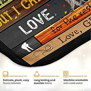 New Granddaughter Gifts from Grandma - Soft Fleece Love Tree Throws Blanket to My Granddaughter - Granddaughter Blanket for Birthday, Christmas, Graduation Day, Blanket 50" x 60"