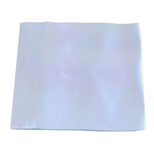 Printable Holographic Sticker Paper 20 Pcs Printing Paper Sheets Ink Stickers Self Adhesive A4 for Laser Inkjet Printer Paper