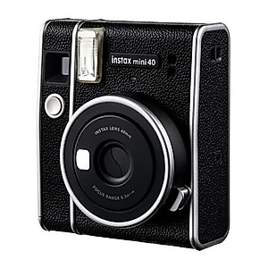 Fujifilm Instax Mini 40 Instant Film Camera with Contact Sheet Instant Film (10 Exposures) Bundle (2 Items)