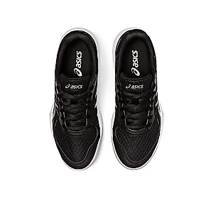 ASICS Women's UPCOURT 5 Volleyball Shoes, 9, BLACK/PURE Silver