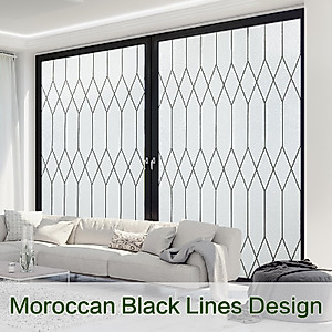 Windimiley window privacy film，29.5X78.6inch