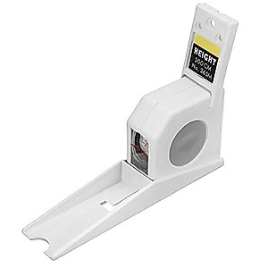 2m/78.7'' Stadiometer Right-Angle Telescopic Tape Measure, Wall Mounted Growth Stature Meter Measure Home Use Adult Children Roll Ruler Height Measuring Tool(White)