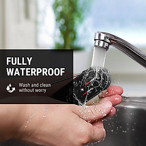 ThermoPro Lightning One-Second Instant Read Meat Thermometer, Calibratable Kitchen Food Thermometer with Ambidextrous Display, Waterproof Cooking Thermometer for Oil Deep Fry Smoker BBQ Grill