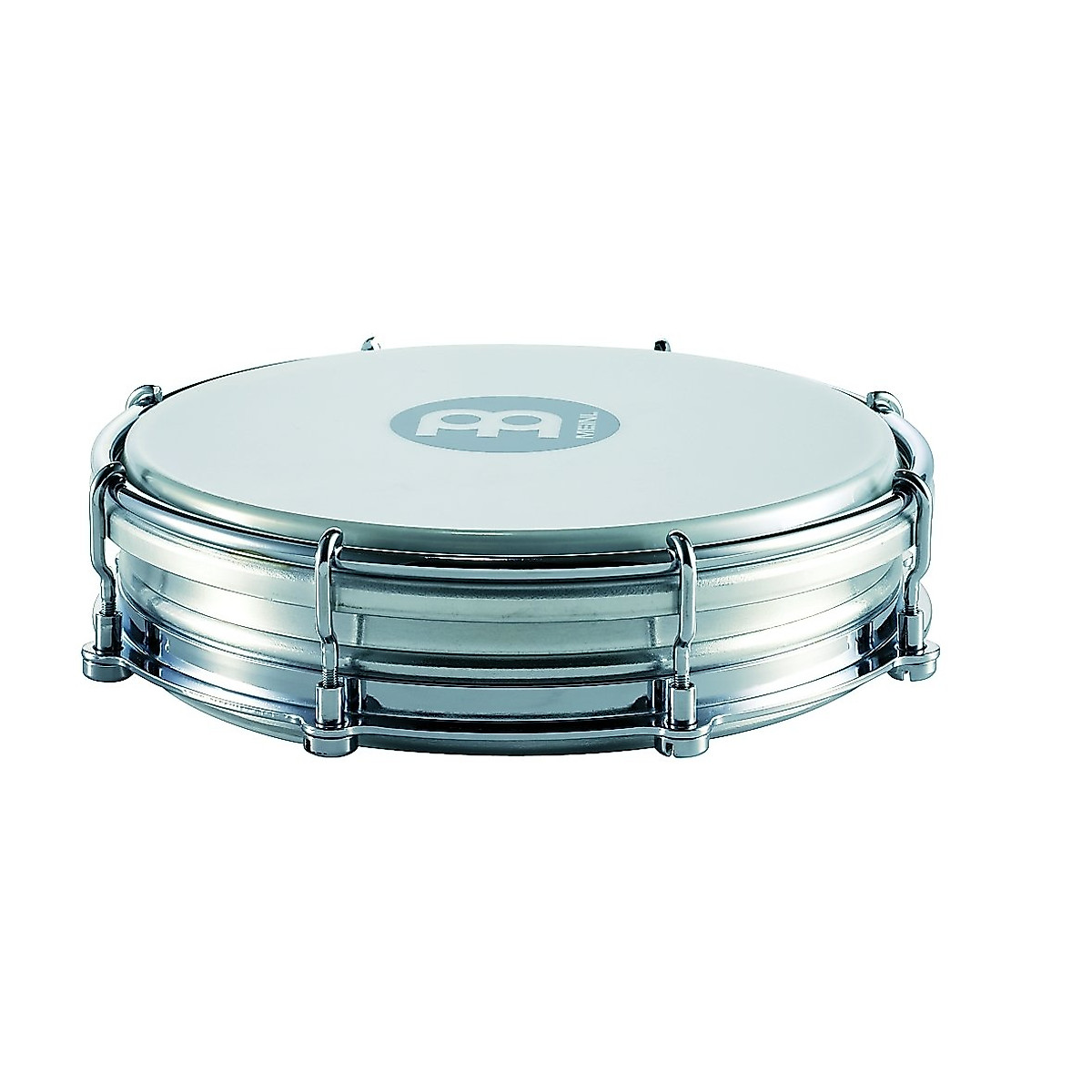 Meinl Percussion Tamborim with Floatune Tuning System-NOT Made in China-Aluminum Body and Synthetic Head, 2-Year Warranty, (TBR06ALU)