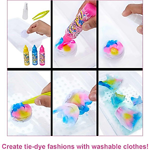 Barbie Color Reveal Toy Set, Tie-Dye Fashion Maker with Barbie & Chelsea Dolls & Accesssories, 50 Surprises Including Pets