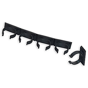 Simple Houseware 30 Spice Gripper Clips Strips Cabinet Holder - 6 Strips, Holds 30 Jars