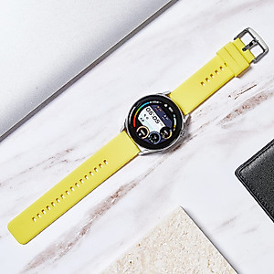 Avohome Silicone Rubber Watch Bands, Stainless Steel Buckle, Quick Release, 6 Colors to Choose, 18mm 20mm 22mm