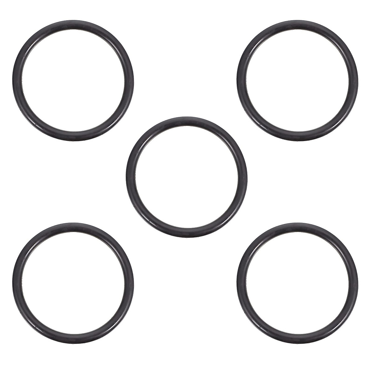 5pcs Crystal Singing Silicone Rubber O- ring Black O Ring Cushion Crystal Singing Bowls base support for Singing Bowls Standing