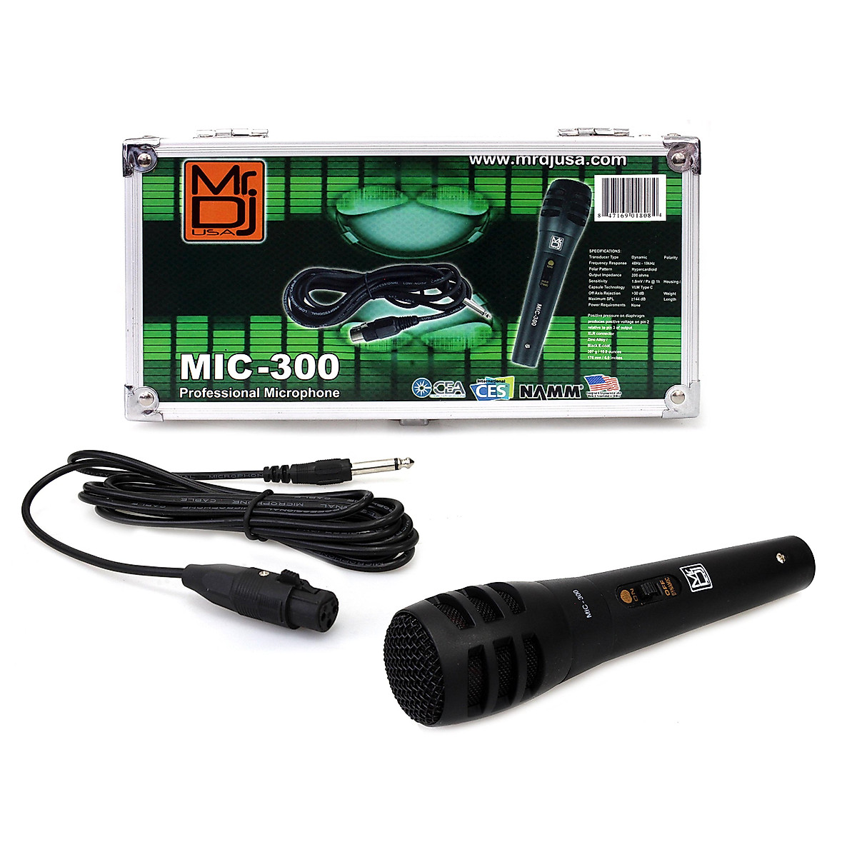 Mr. Dj MIC300 Uni-Directional Dynamic Microphone