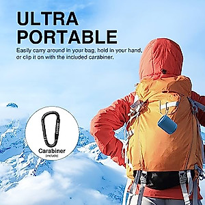 MEGATEK Portable Bluetooth Speaker, Loud HD Sound and Well-Defined Bass, IPX5 Waterproof, up to 10 Hours of Play, Aux Input, Wireless Speaker with Clip for Home, Outdoor and Travel (Teal)