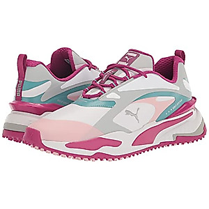 Puma 376584056.5 Gs-Fast WMNS Puma White-Chalk Pink-Porcelai 6.5 Womens