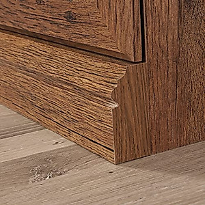 Sauder Miscellaneous Storage 5-Shelf/ Book Shelf 2-Door Bookcase, Vintage Oak finish