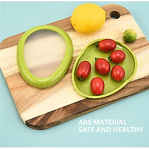 COHHFWPD Silicone Fruit Storage Box 4pcs, Reusable Silicone Fruit Storage Containers for Fridge, Keep Fresh Vegetable, Fruit and Meat