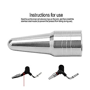 Lower Tube, Coffee Machine Replacement Accessory Stainless Steel Steam Nozzle with Rubber Rings for Delonghi EC680 EC685 ECP3420 Coffee MachineCoffee Machines