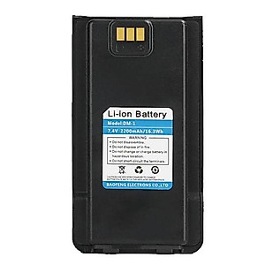 BFTECH Original DM-1,7.4V/2200mAh Battery for Baofeng DM-1701 DMR Two Way Radio Walkie Talkie
