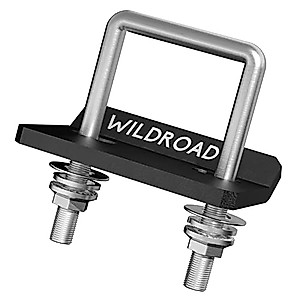 WILDROAD Hitch Tightener Anti-Rattle Heavy Duty Stabilizer Clamp for 2" Hitches Rust-Free Coating Simple Installation for Hitch Cargo Carrier Bike Rack Trailer