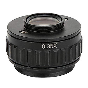 0.35X Microscope Adapter，CTV Microscope Lens Camera Interface Adapters，Mount Lens Adapter Microscope Accessory，for Trinocular Stereo Microscope
