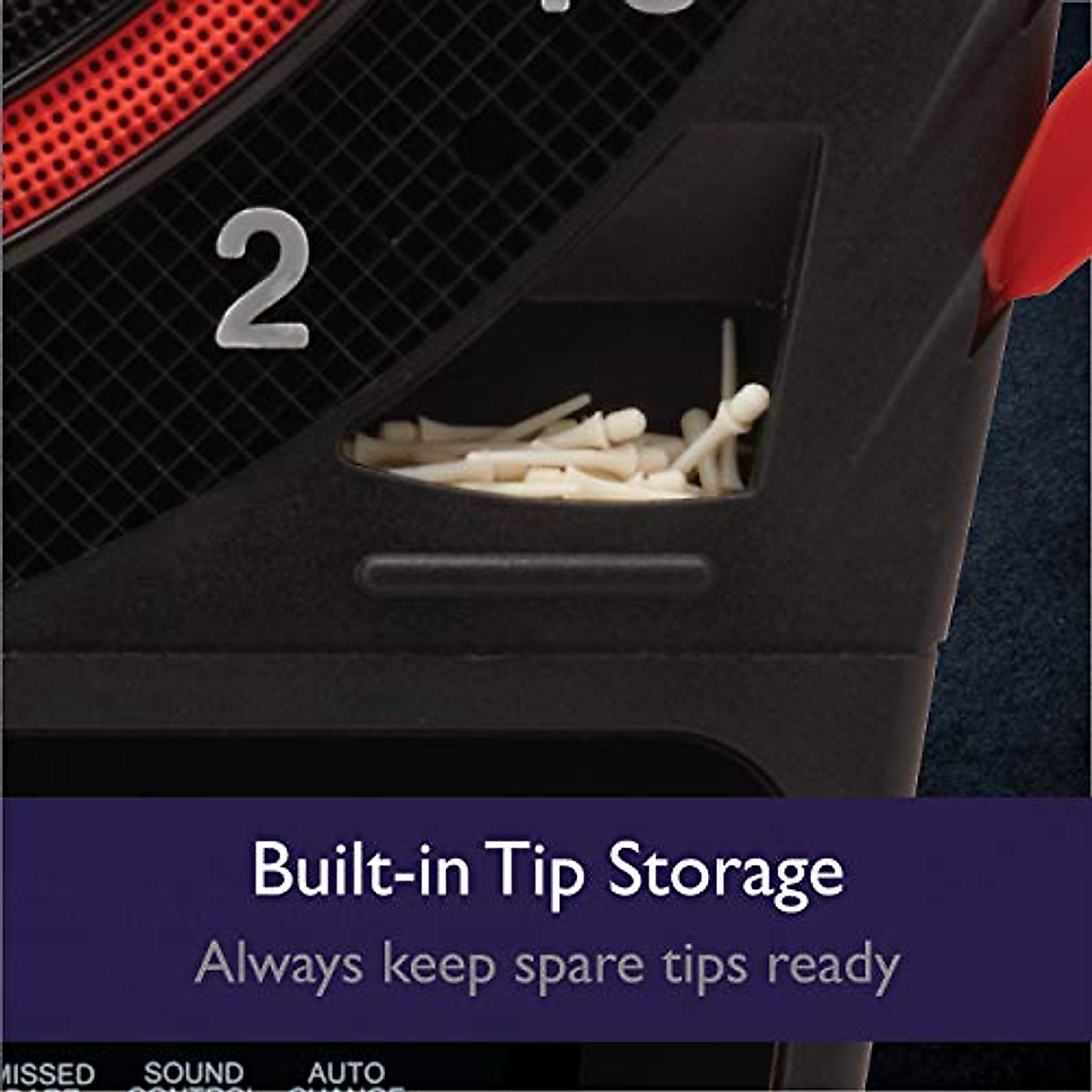 Viper by GLD Products 800 Regulation Size Electronic Dartboard, Featuring 57 Game options for up to 16 players, Enhanced Scoring Experience with Ultra-Thin Spider, and Top Quality Segments to Reduce Bounce Outs, Black