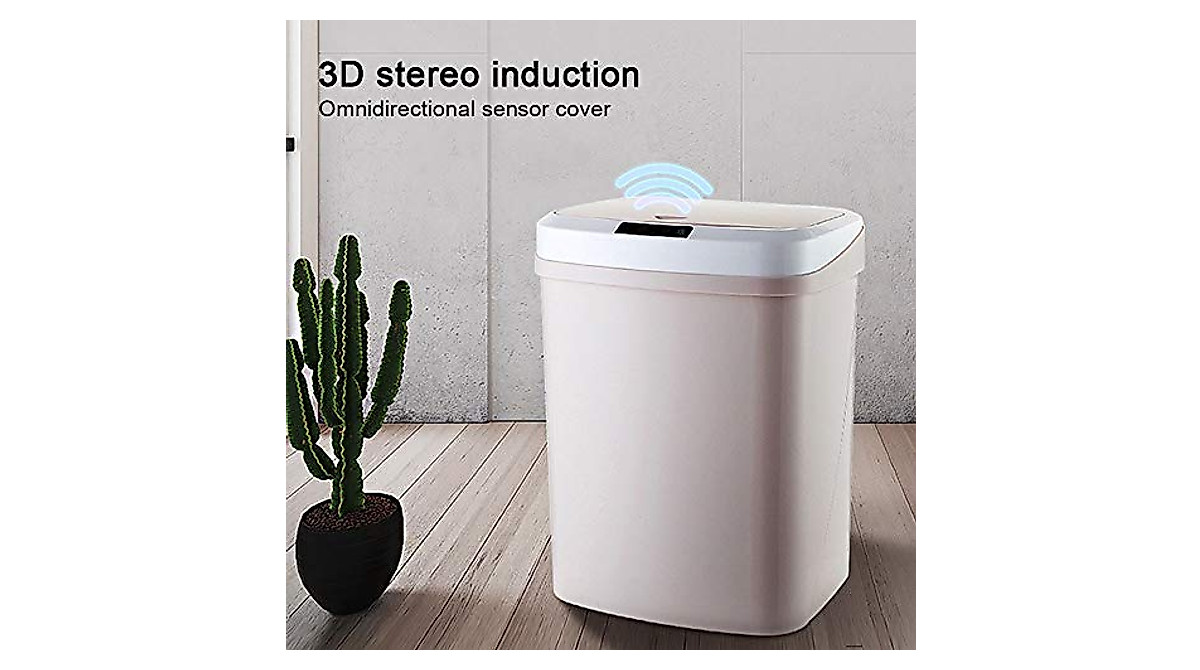 Smart Sensor Trash Can - 15L Rechargeable Design