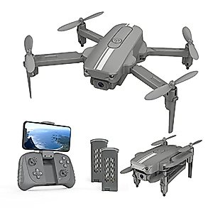 S17 Mini Drone for Adults/Kids,720P HD FPV Camera,Altitude Hold, Headless Mode, One Key Start/Landing, Speed Adjustment, 3D Flips 2 Batteries, Remote Control Toys Gifts for Kids or Beginners
