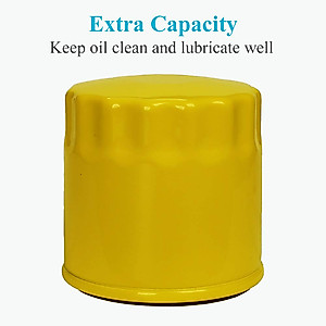 HOODELL 2 Pack 52 050 02-S Oil Filter, Pro Performance for Kohler M18 M20 SV715 SV725 SV735 CV13S CV15S CV22S Engine 52 050 02 5205002S 52 050 02-S1 Oil Filter