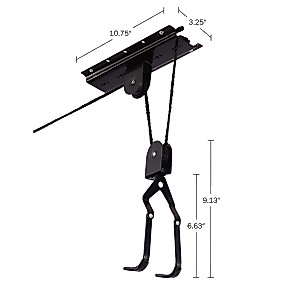 RAD Sportz Bicycle Hoist 2-Pack Quality Garage Storage Bike Lift with 100 lb Capacity Even Works as Ladder Lift Premium Quality