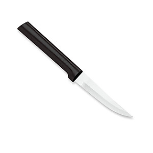Rada Cutlery Heavy Duty Paring Knife, W203/2, Black Handle, Pack of 2