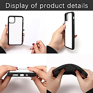 5PCS Sublimation Phone Case Blanks Bulk Covers Compatible with Apple iPhone 14, 6.1 Inch,Easy to Sublimate DIY Phone Case Cell Phone Basic Cases Soft Anti Slip (case for iPhone 14 * 5 Black)