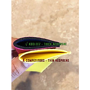 Kooleez - #1 THE ORIGINAL Neoprene FULL LENGTH Freezer Pop Sleeves Ice Pop Sleeves 8-Pack