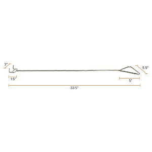 Bostitch Office Heavy Duty Dolly Handle, Steel, 2-Pack