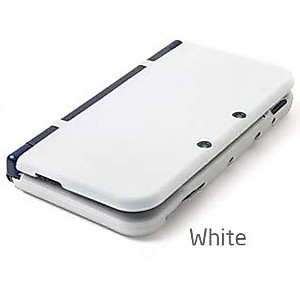 RDFJ New 3DS XL Protector Anti-Scratch Hard Case Sillicon Case Accessories for New 3DS XL (White)