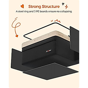 Feandrea Dog Car Seat, Pet Booster Seat for Small Dogs up to 18 lb, with Adjustable Straps, Removable Washable Fleece Liner, 4 Pockets, for Front Seats, Back Seats, Black and Beige UPBS042B01