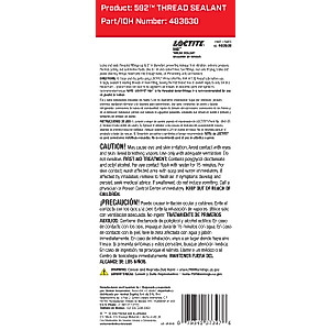 Loctite 483630 592 Thread Sealant, 50-Mililiter Tube