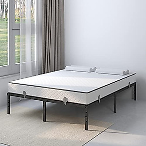 Upcanso Metal Mattress Non Slip Gaskets Gripper, Easy to Install Silver Bed Replacement Baffle Parts to Stop Mattress and Topper from Sliding and Slipping, Pack of 6