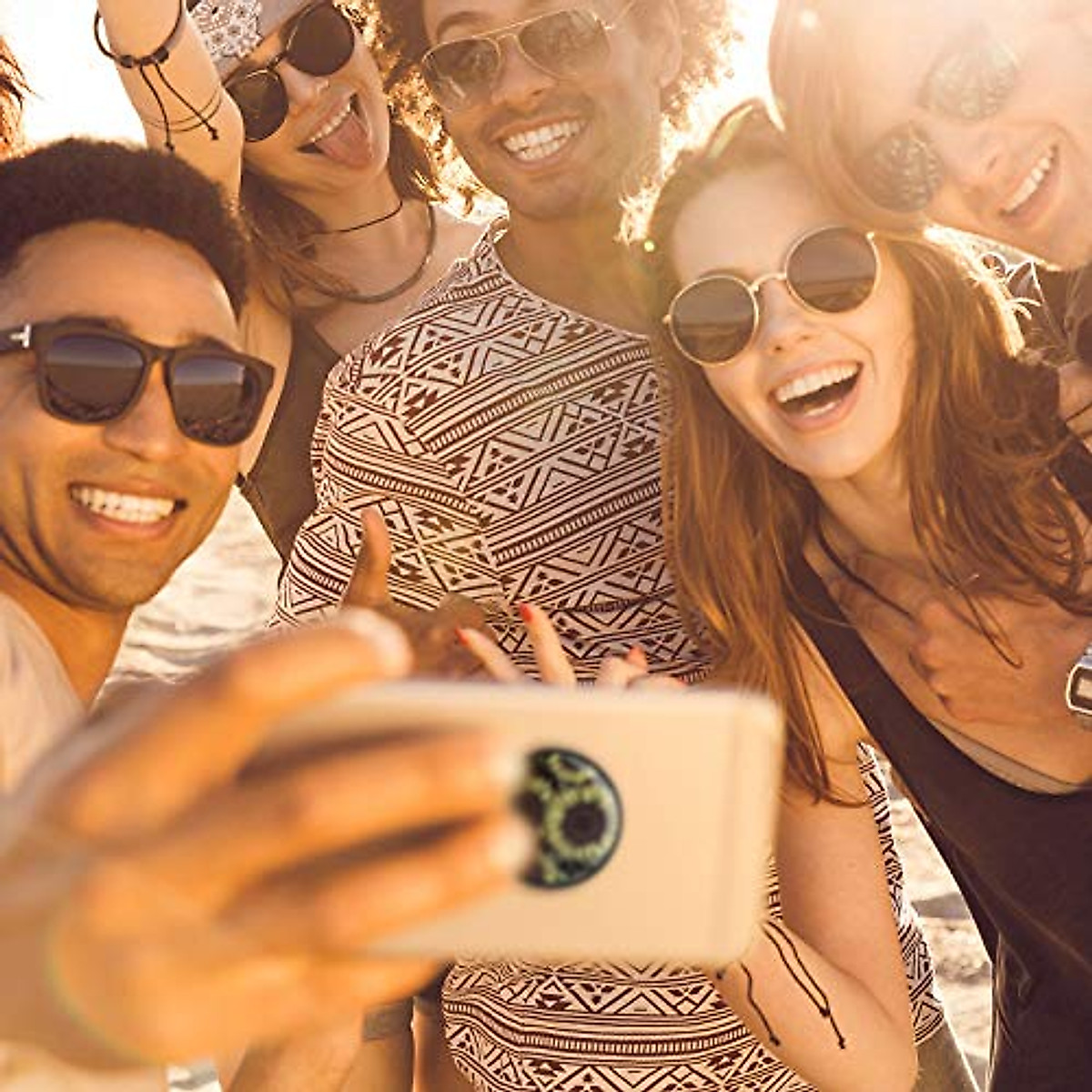 Konohan 4 Pieces Flower Expanding Stand Holder Daisy and Sunflowers Finger Stand Holders Foldable Expanding Stand Holder Phone Grip Socket Holder for Most Phone Cases and Tablets