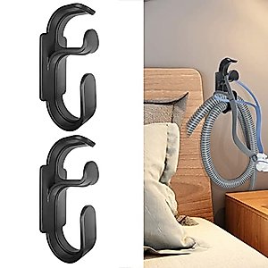 CPAP Hose Hanger with Anti-Unhook Feature - CPAP Mask Hook and CPAP Tube Holder - CPAP Supplies Organizer,Avoids CPAP Hose Tangle and Allows You to Sleep Better