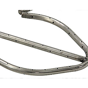 HPC Fire Penta Fire Pit Burner (PENTA18-NG), 18-Inch, Stainless Steel, Natural Gas