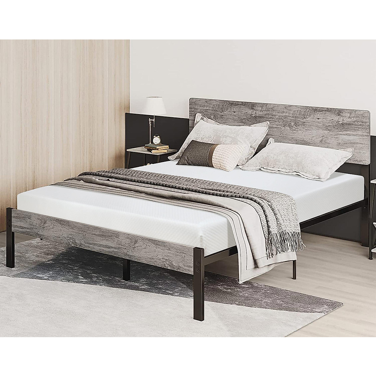 10 inch Full Size Mattress with Cover, Cooling Gel Memory Foam Full Mattress for a Cool Sleep & Pressure Relief, Medium Firm Mattress Pad Full Mattresses, Bed in a Box, CertiPUR-US Certified